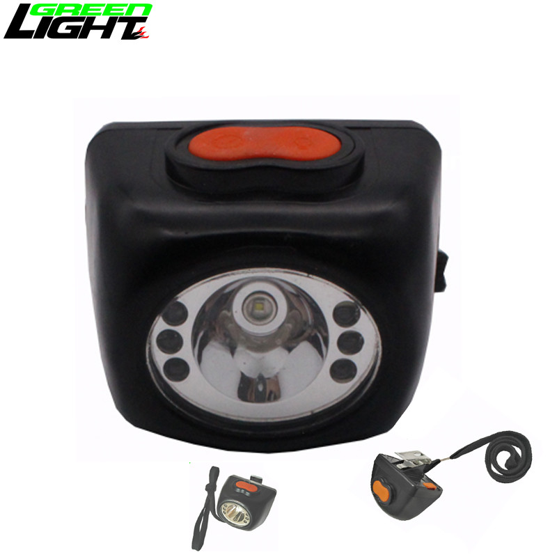 Digital Underground Cordless Cap Lamp , 4.5Ah 3.7V Coal Mining Cap Lights